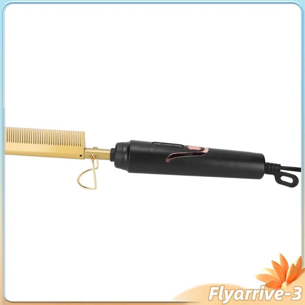 Расческа для выпрямления волос 2 в 1, керамическое покрытие для мгновенного результата, для длинных и коротких волос