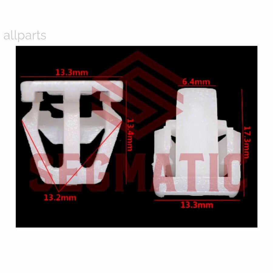 SEGMATIC SG70203278 Клипса пластмассовая HONDA