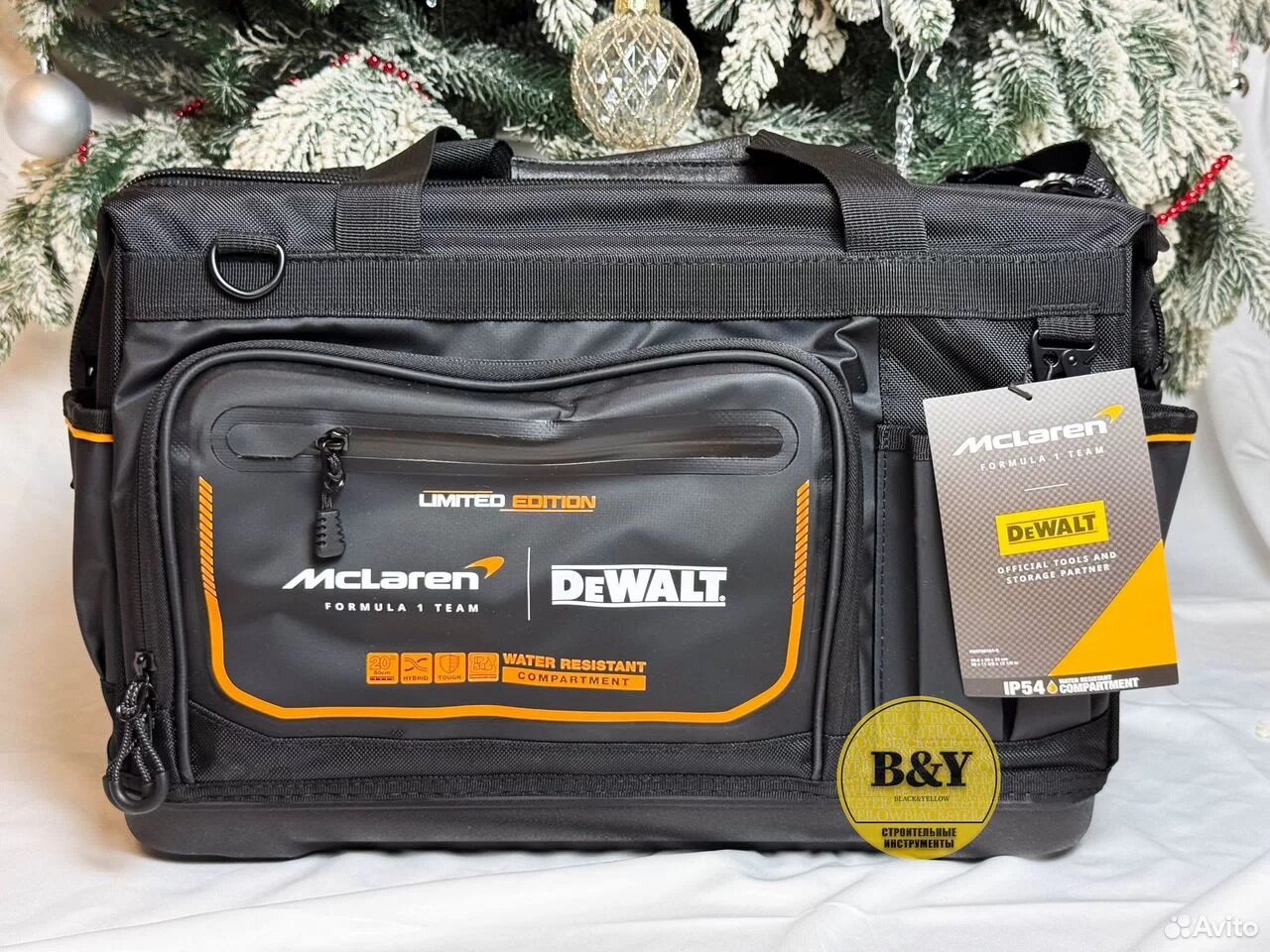 Сумка DEWALT McLaren Limited Edition DWST60104-9, с наплечным ремнем, 48.8 л