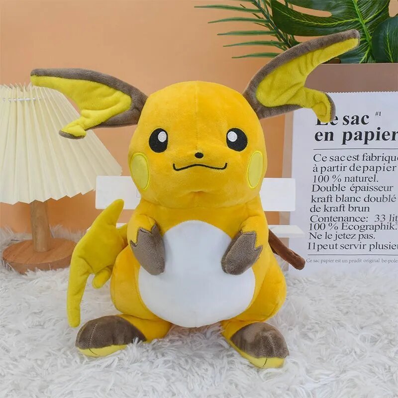 Мягкая игрушка Pokemon Raichu 32cm Plush Toy - Yellow Plush Toy for Fans