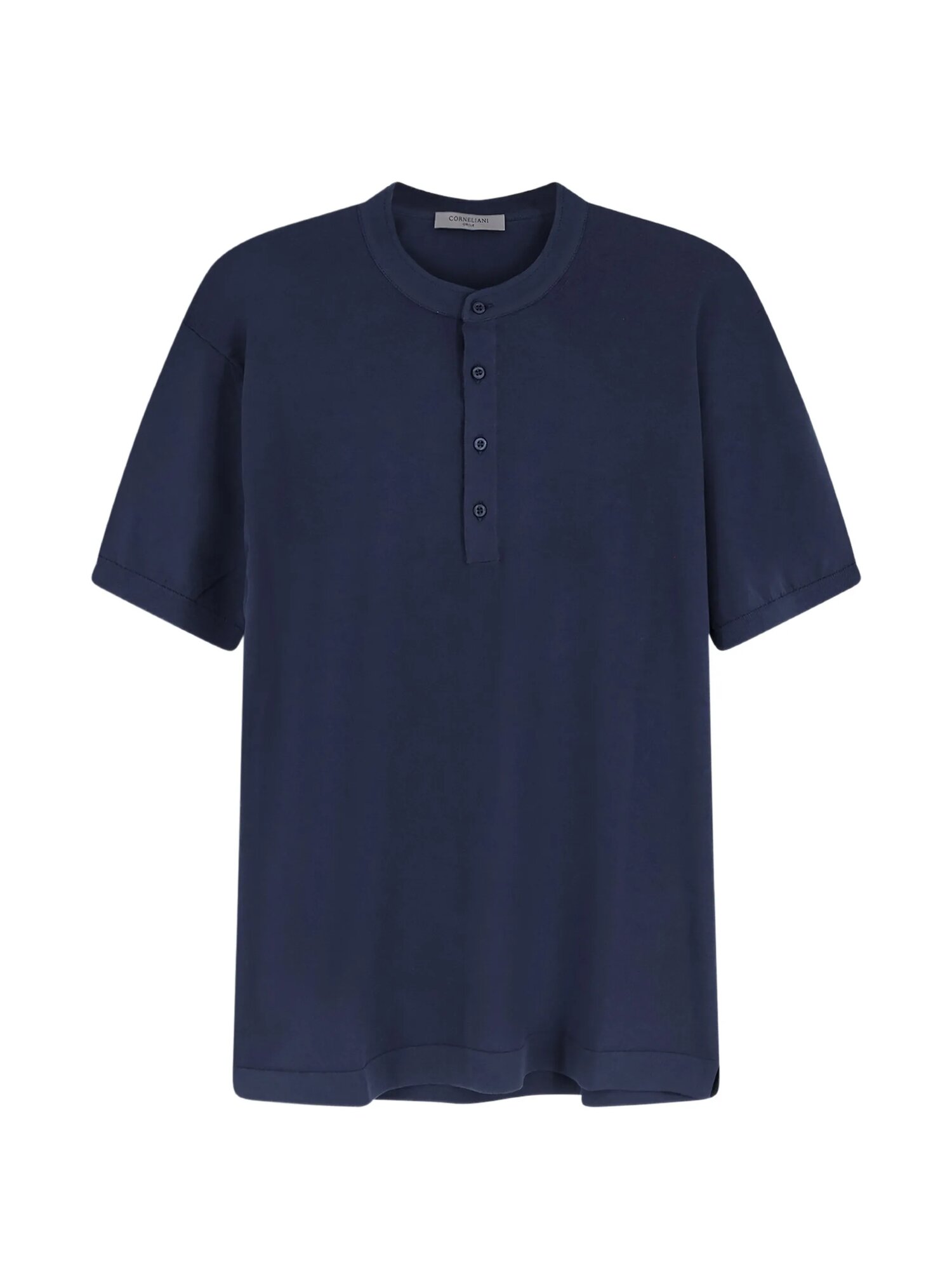 Рубашка Collarless polo shirt