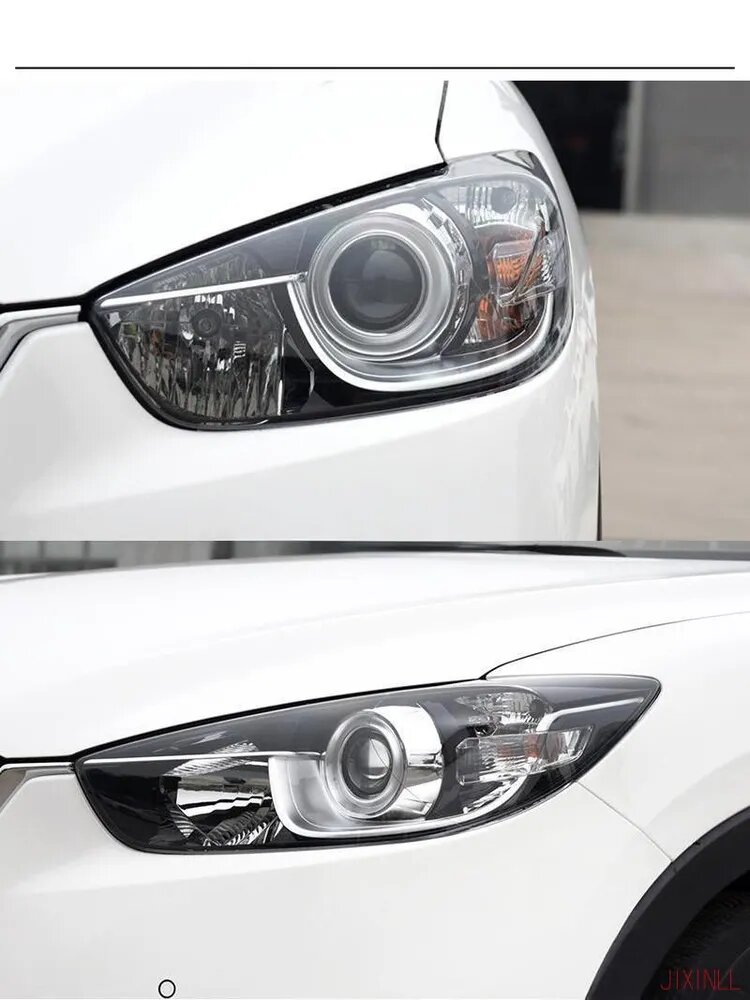 Стекло фары для Mazda CX5 2011-2017 (2 шт.) Прозрачное качество