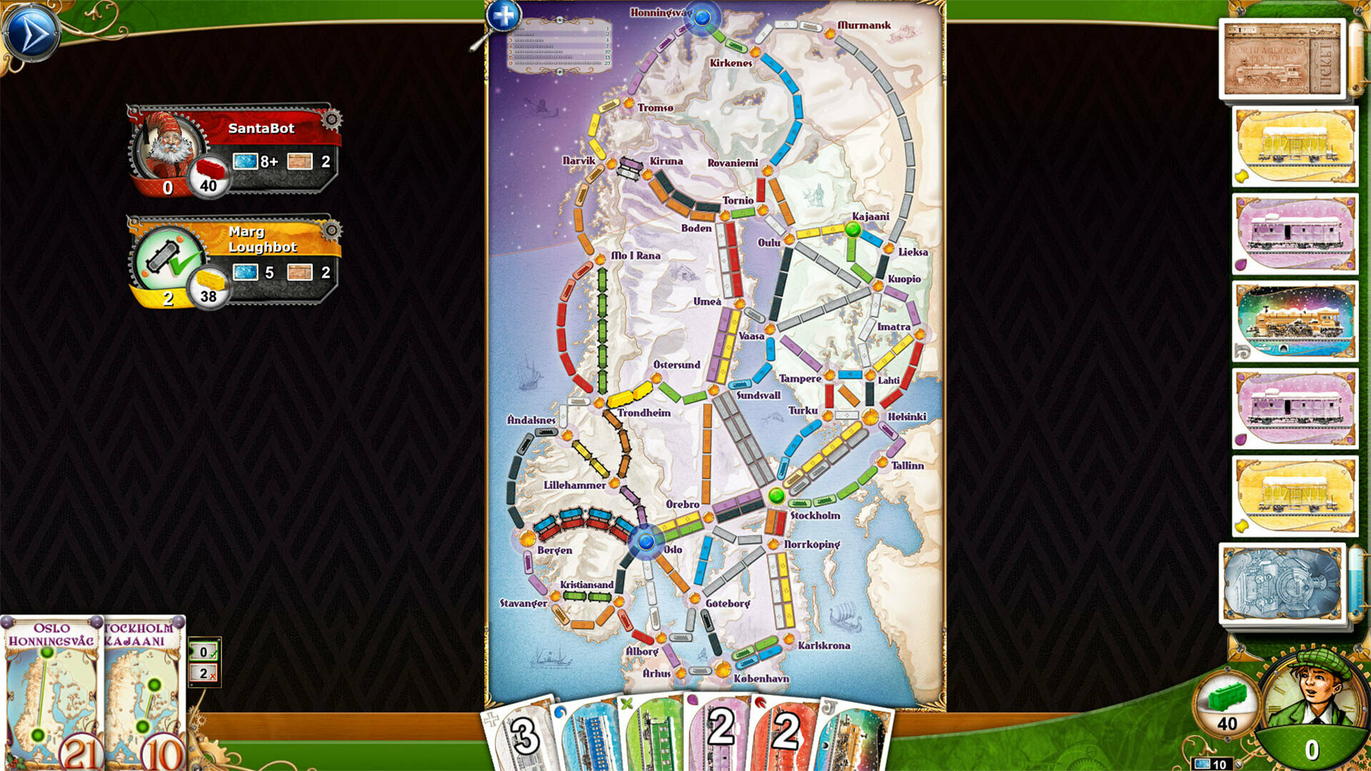 Ticket to Ride: Classic издание - Nordic countries DLC Steam Ключ