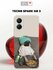 Чехол на Tecno Spark Go 3 / Текно Спарк Го 3 с принтом Мопс на диване
