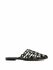 Шлёпанцы Bibi Lou Embellished leather slippers, размер 39, black/black
