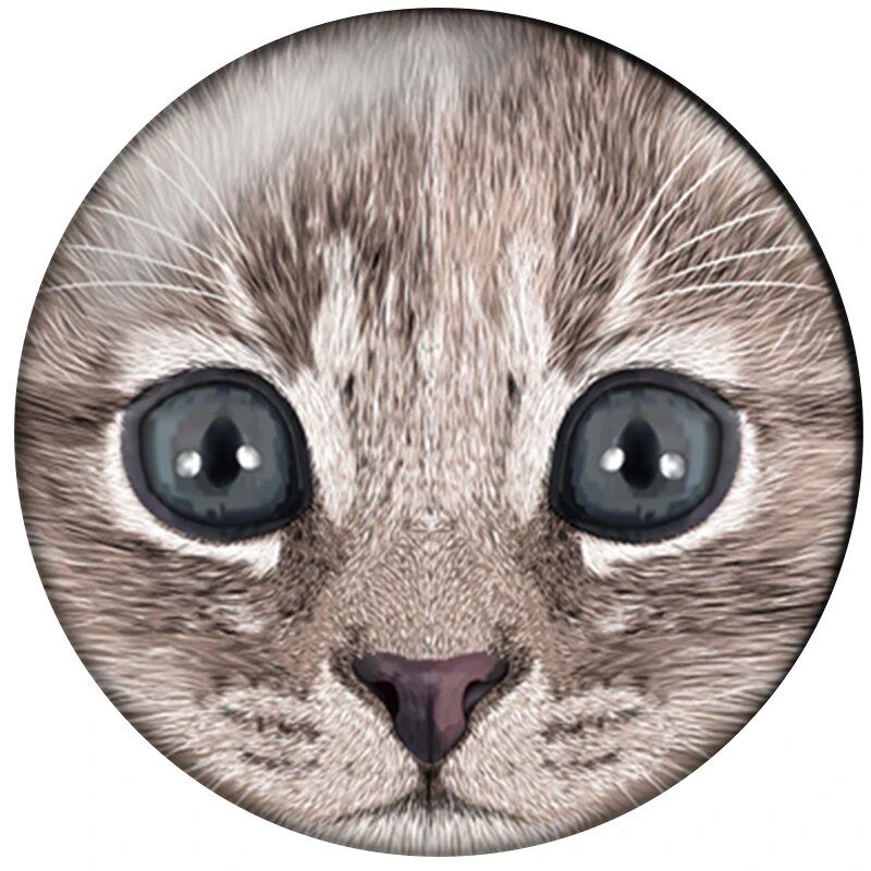 24 шт, круглые стеклянные кабошоны с плоской спинкой, 10-25 мм