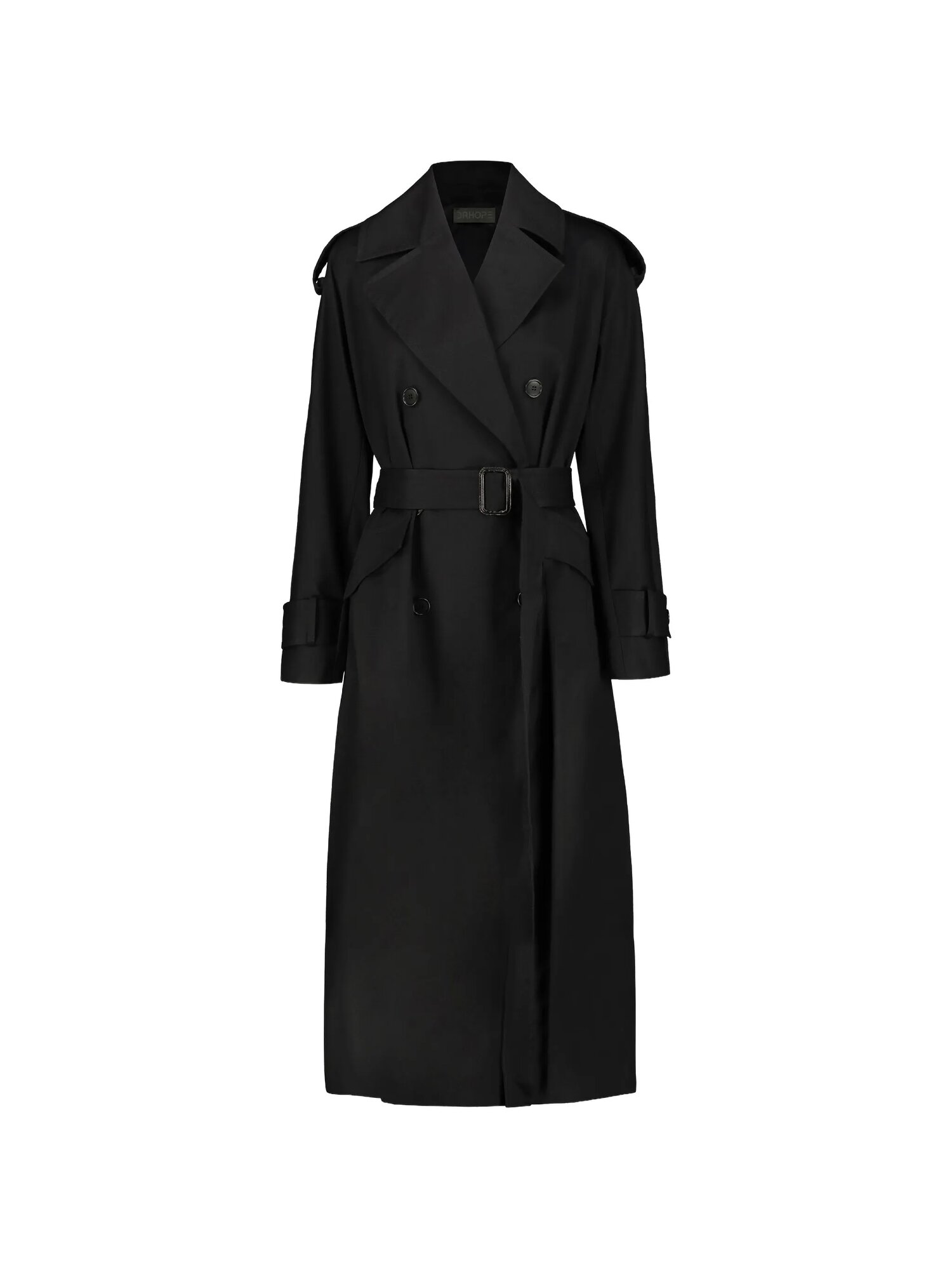 Пальто Double-breasted belted trench coat