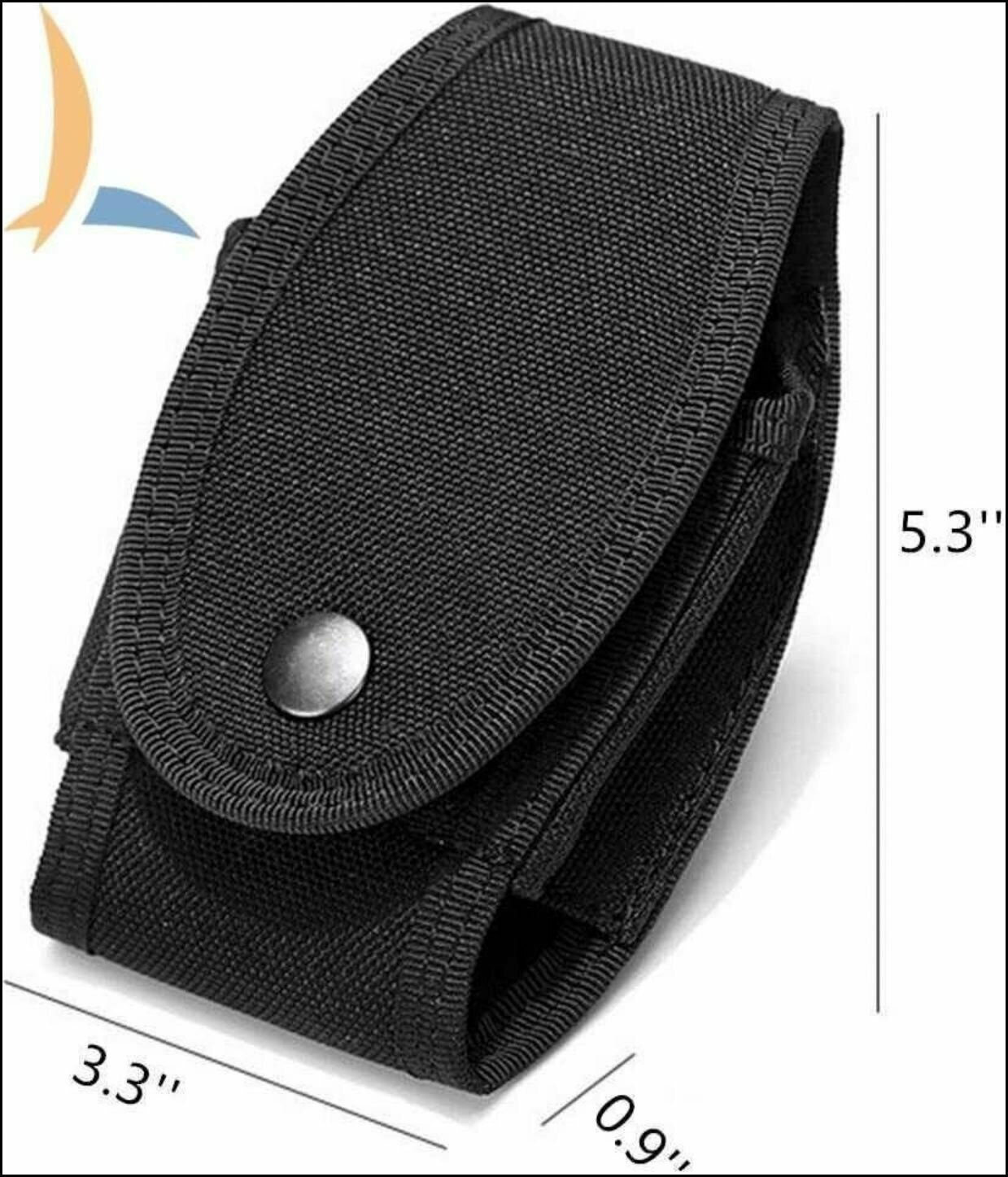 Черный чехол для наручников Storm tactic, премиум