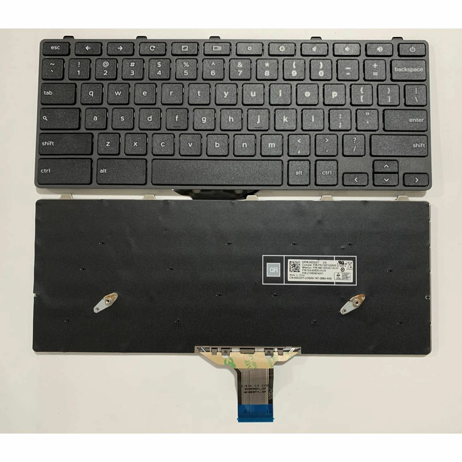 Клавиатура для DELL Chromebook 5190 3100 059JT9 096MGX (США) клавиатура ноутбука