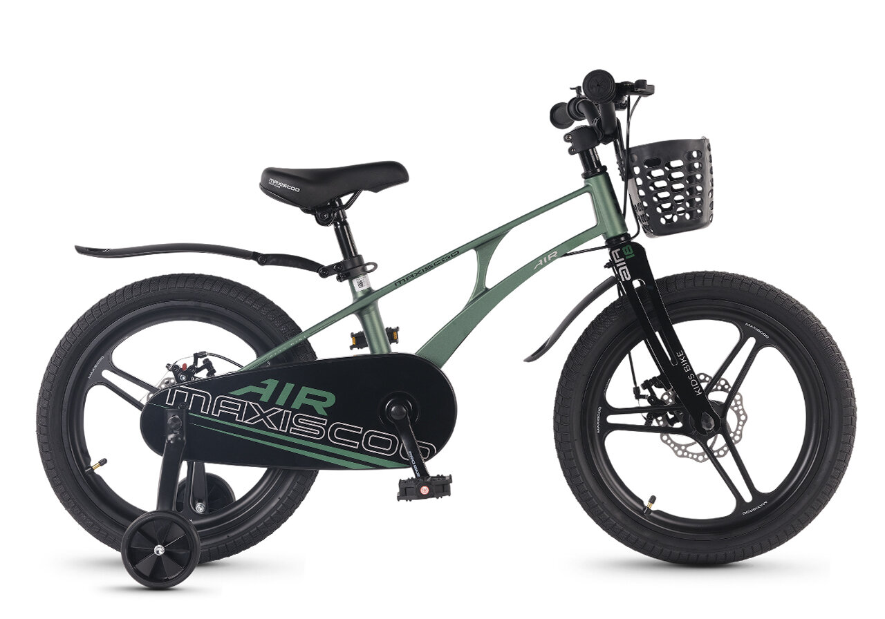 Детский велосипед Maxiscoo Air Pro 18' (2026) 18 Зеленый (110-125 см)