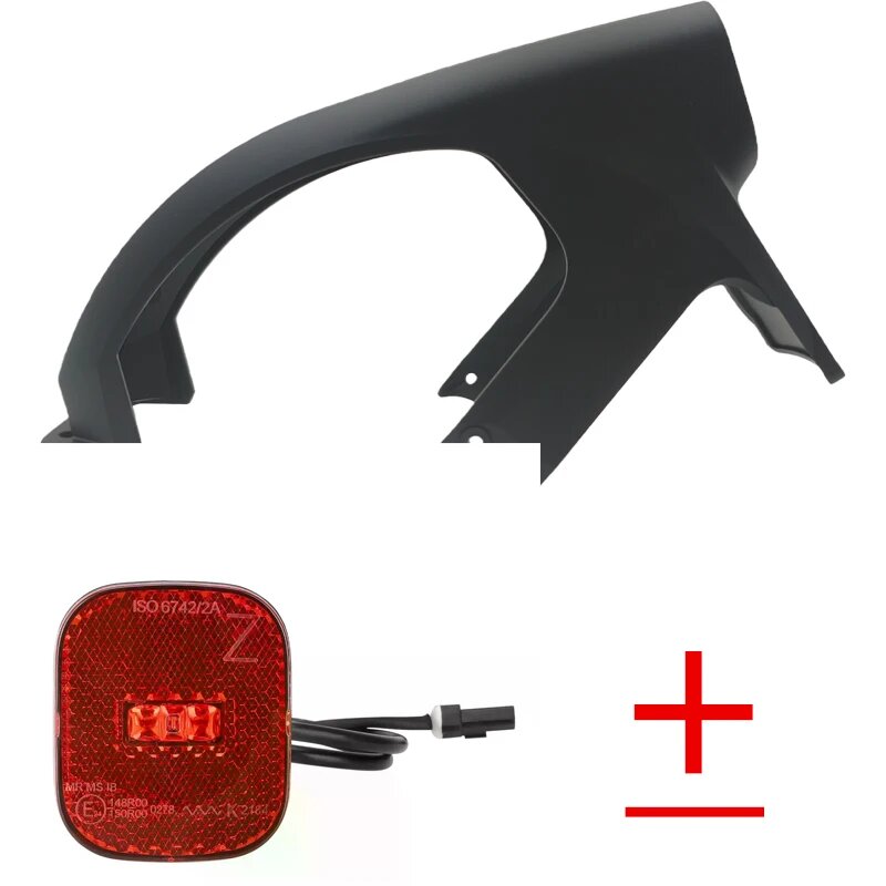 Оригинальное заднее крыло с фонарем для Segway F3/F3 Pro, Fender-Taillight