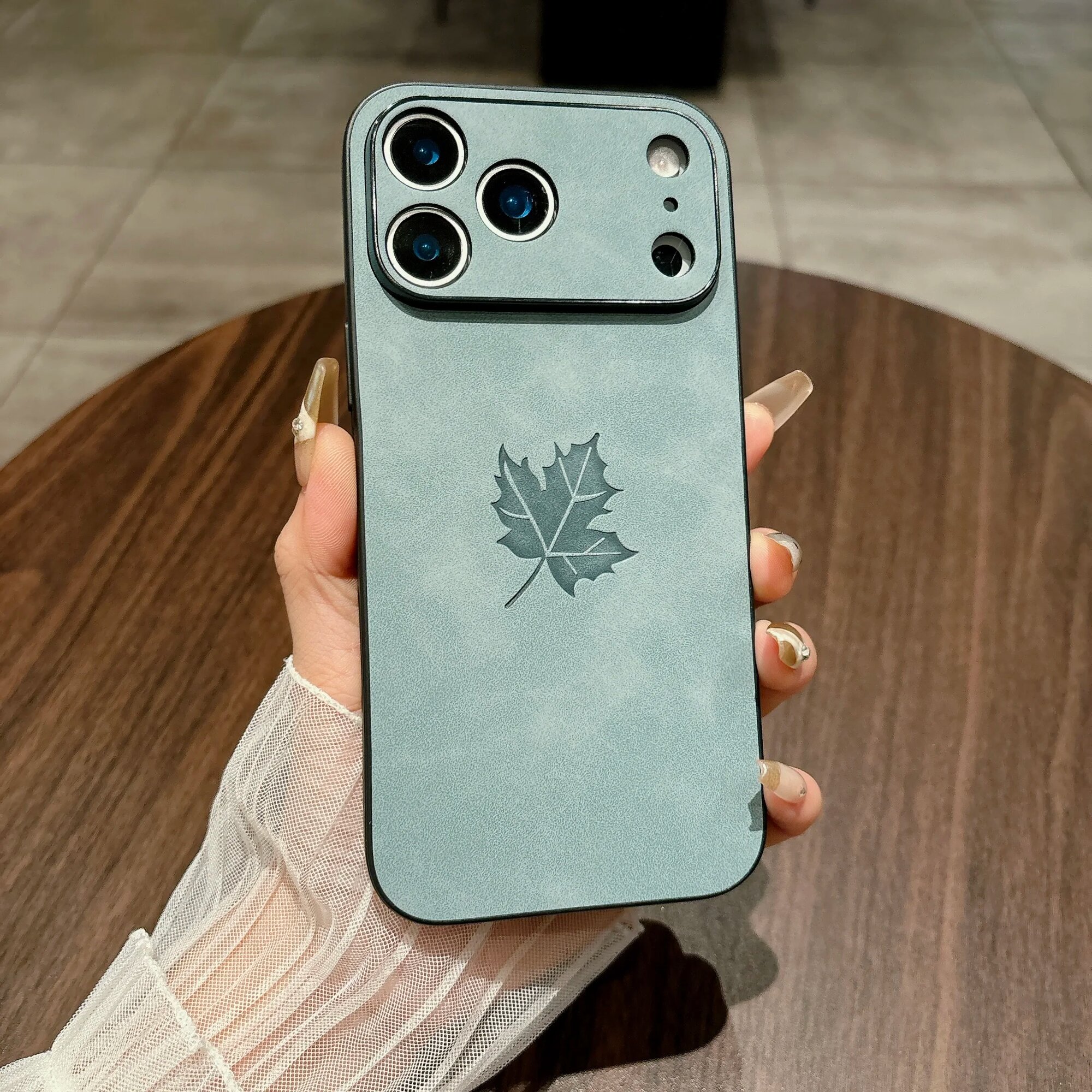 Чехол для телефона с кленовым листом для iphone 17, 16, 15, 14, плюс 13, 12, 11 iPhone17 Pro, qlv