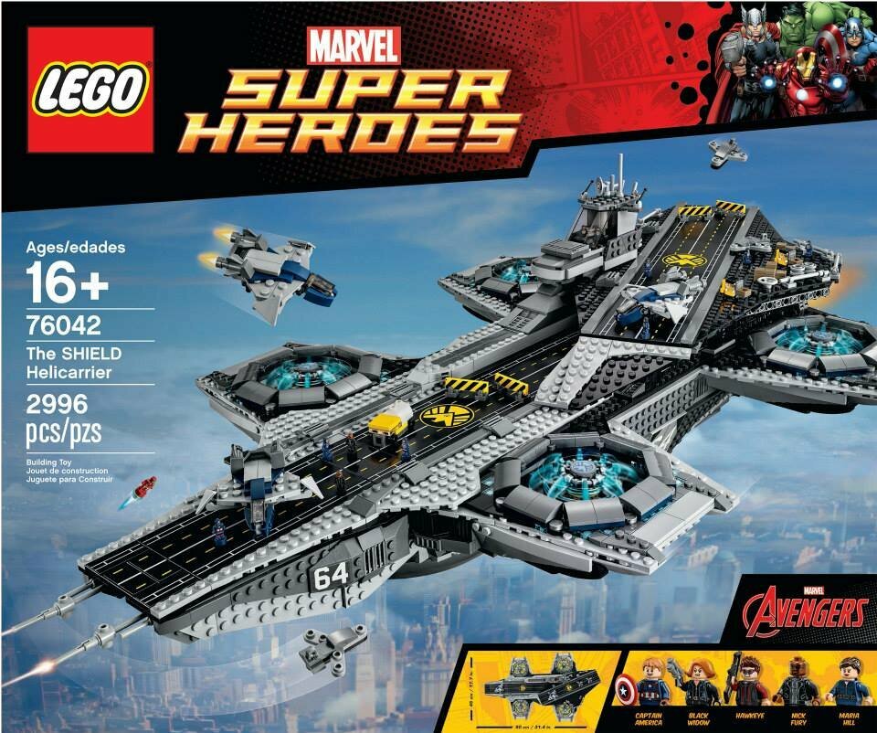 LEGO Marvel Super Heroes 76042 Вертолет-перевозчик