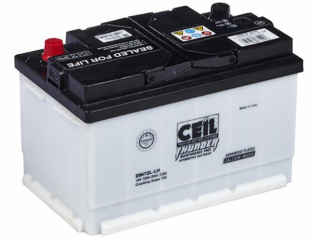 Аккумулятор автомобильный EXIDE CEIL DIN 80 А. ч 850A о. п. (315х175х190) L4