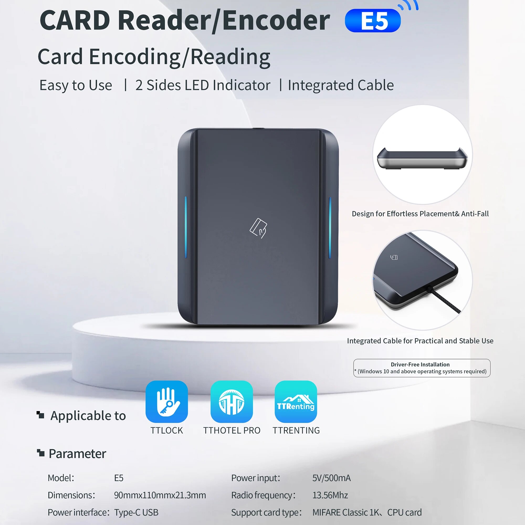 LUCKING DOOR E5SN-TTLOCK Кодировщик карт RFID