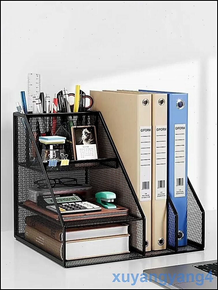 Лоток для бумаг металлический стойка для A4-размерных документов, многоуровневая организация для офиса