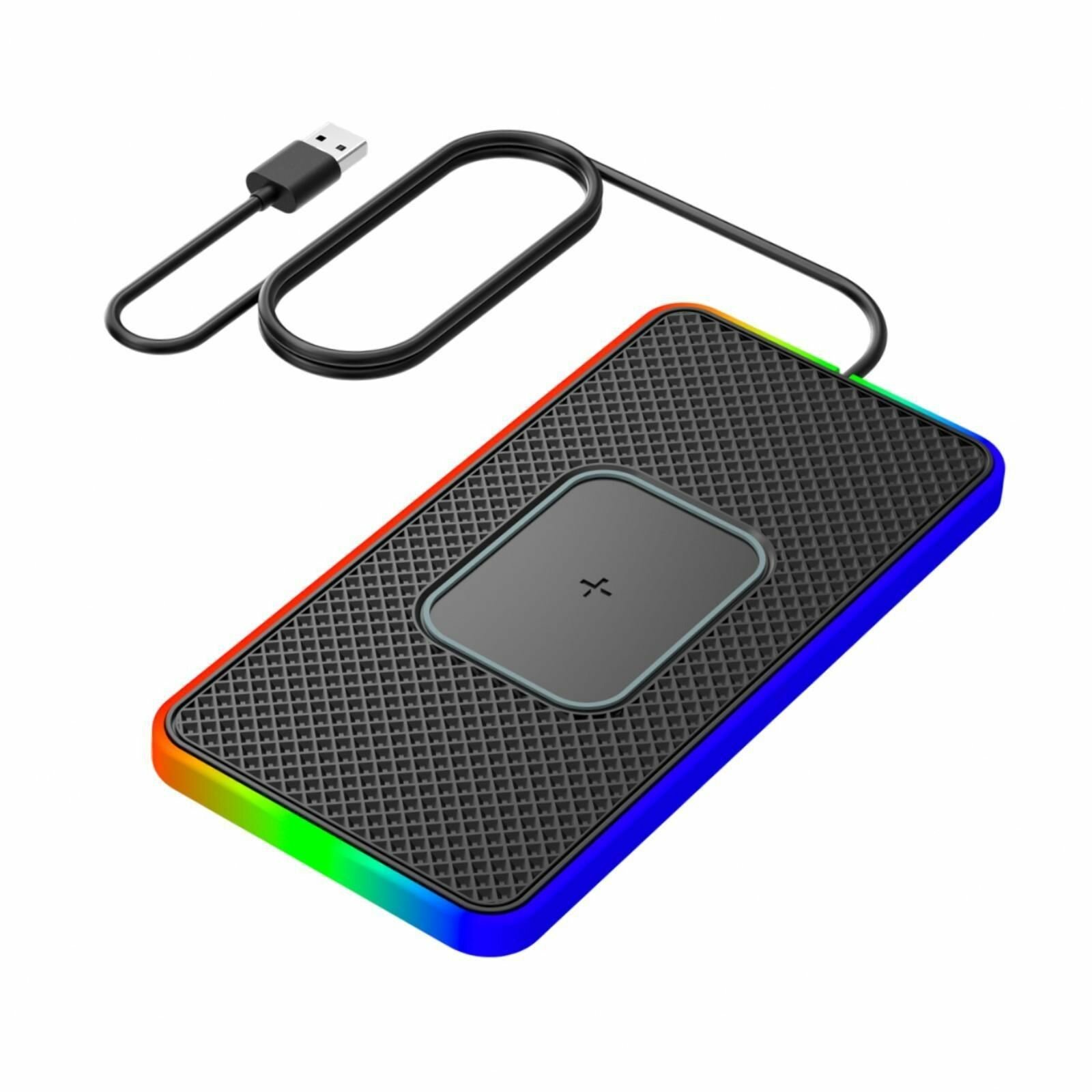 Беспроводное автомобильное зарядное устройство, высокая производительность, адаптер питания для телефона, удобный коврик для зарядки