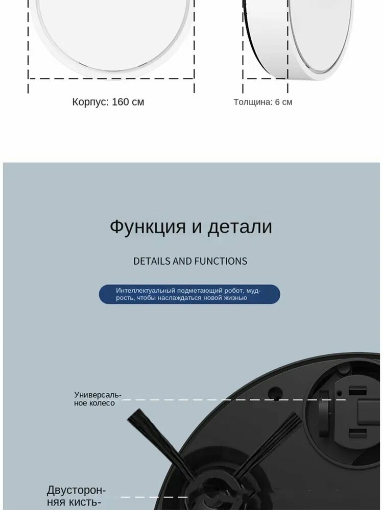 Робот-пылесос LS25100501, черный, темно-серый