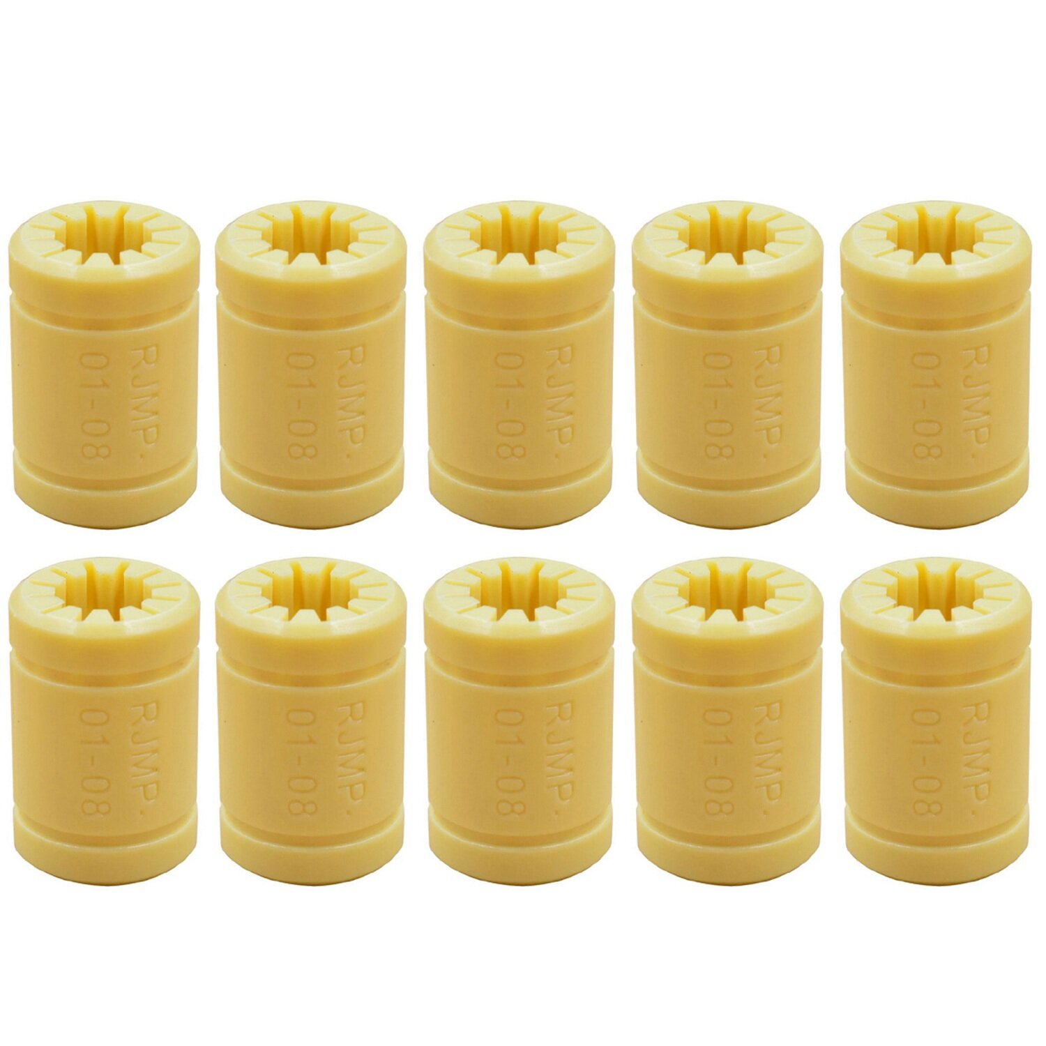 10 3D-принтер LM8UU Твердый полимерный подшипник с валами 8 мм для деталей 3D-принтера Mendel