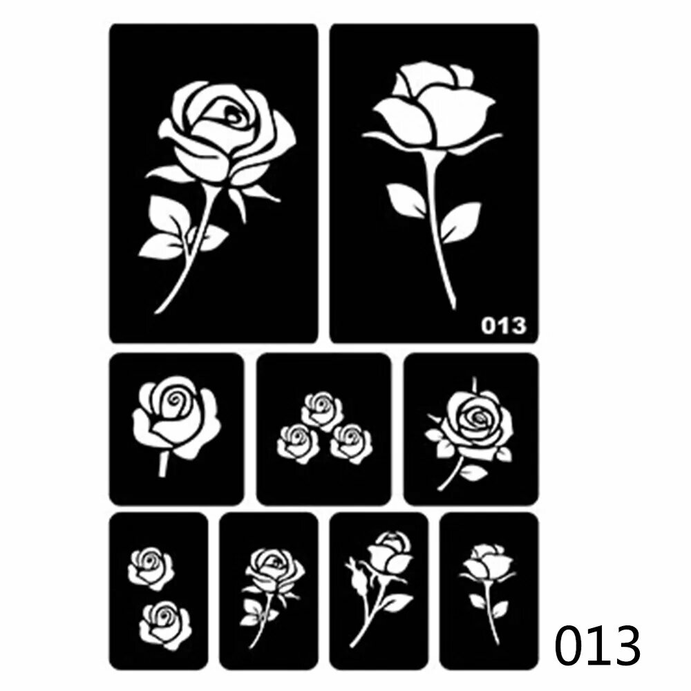 Трафарет для временной хны Татуировка: новый дизайн для тела и рук для девушек