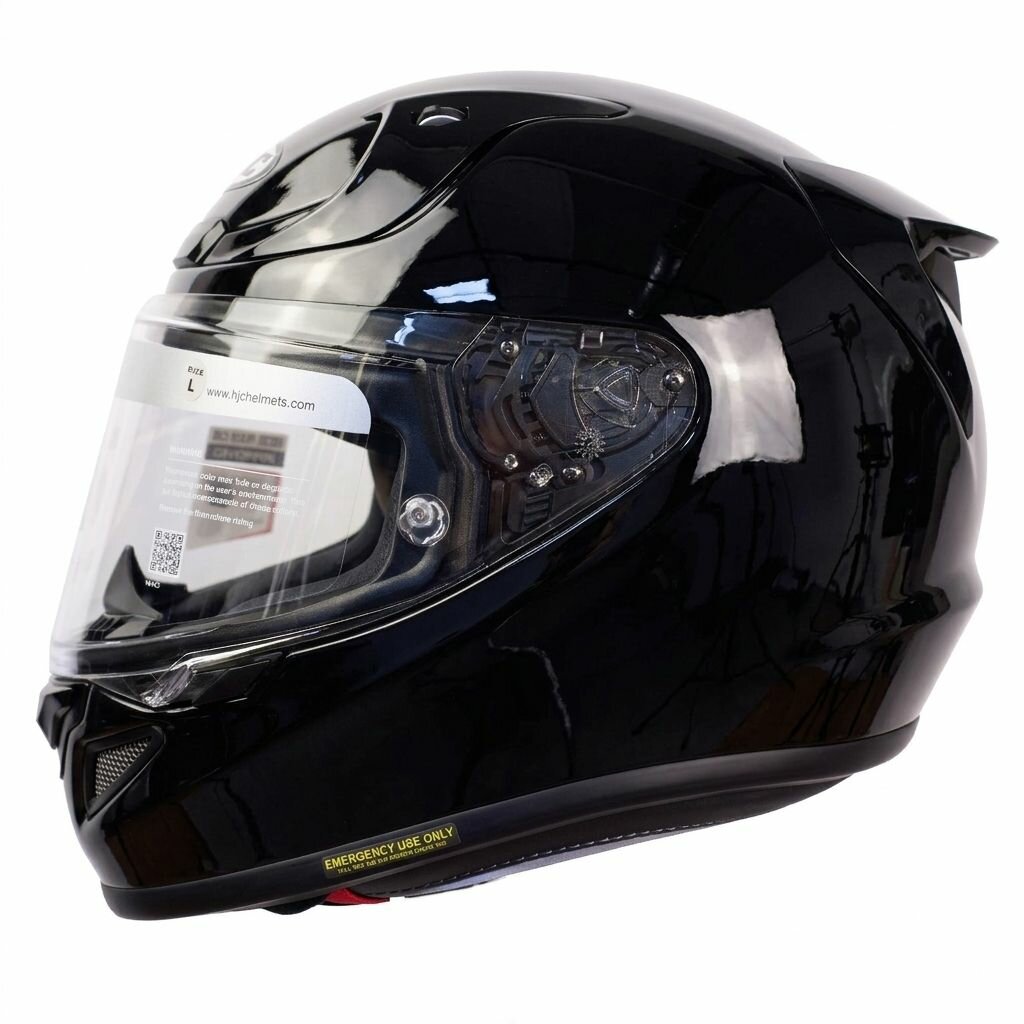 Мотошлем интеграл HJC RPHA12 / Черный (M / Черный)