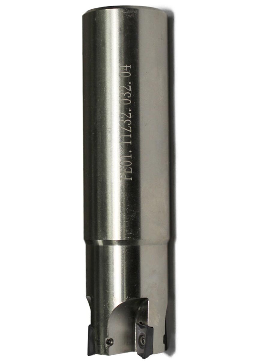 Фреза торцевая концевая с механическим креплением пластин, 32 мм