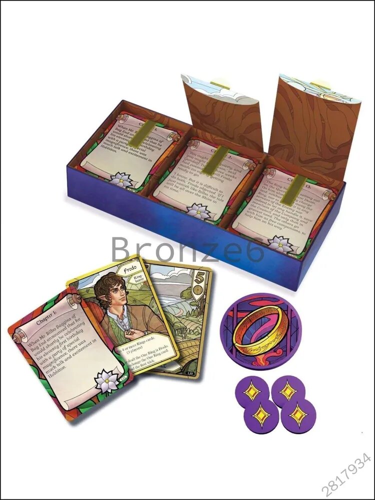 Настольная игра The Lord of the Rings: The Fellowship of the Ring. Trick-Taking Game для любителей фэнтези — фото 1