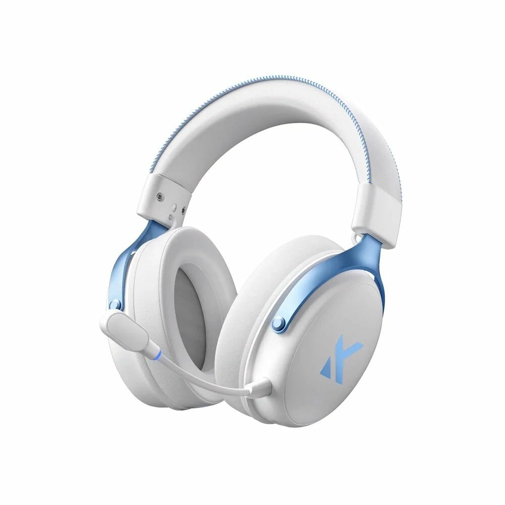Наушники с микрофоном MCHOSE V9, 3 типа подключения, цвет Sky White