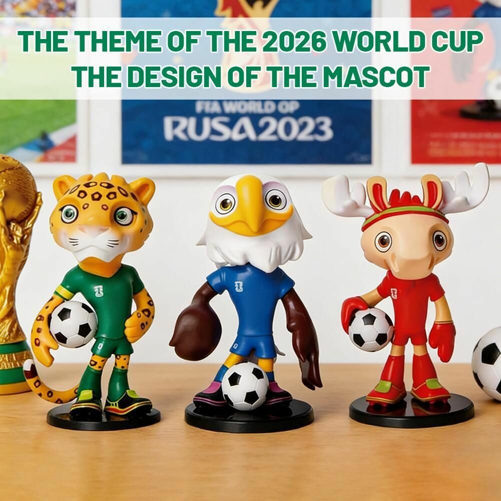 Фигурка-статуэтка талисмана Чемпионата мира 2026 в США, Канаде и Мексике