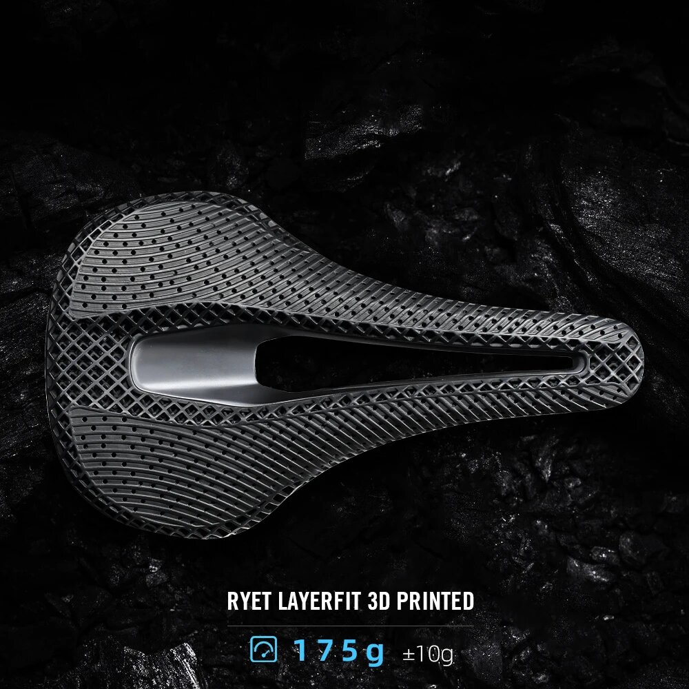 RYET Седло LayerFit 3D Printed, 175g, Черный