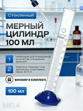 Емкость мерная, 100 мл, 1 шт