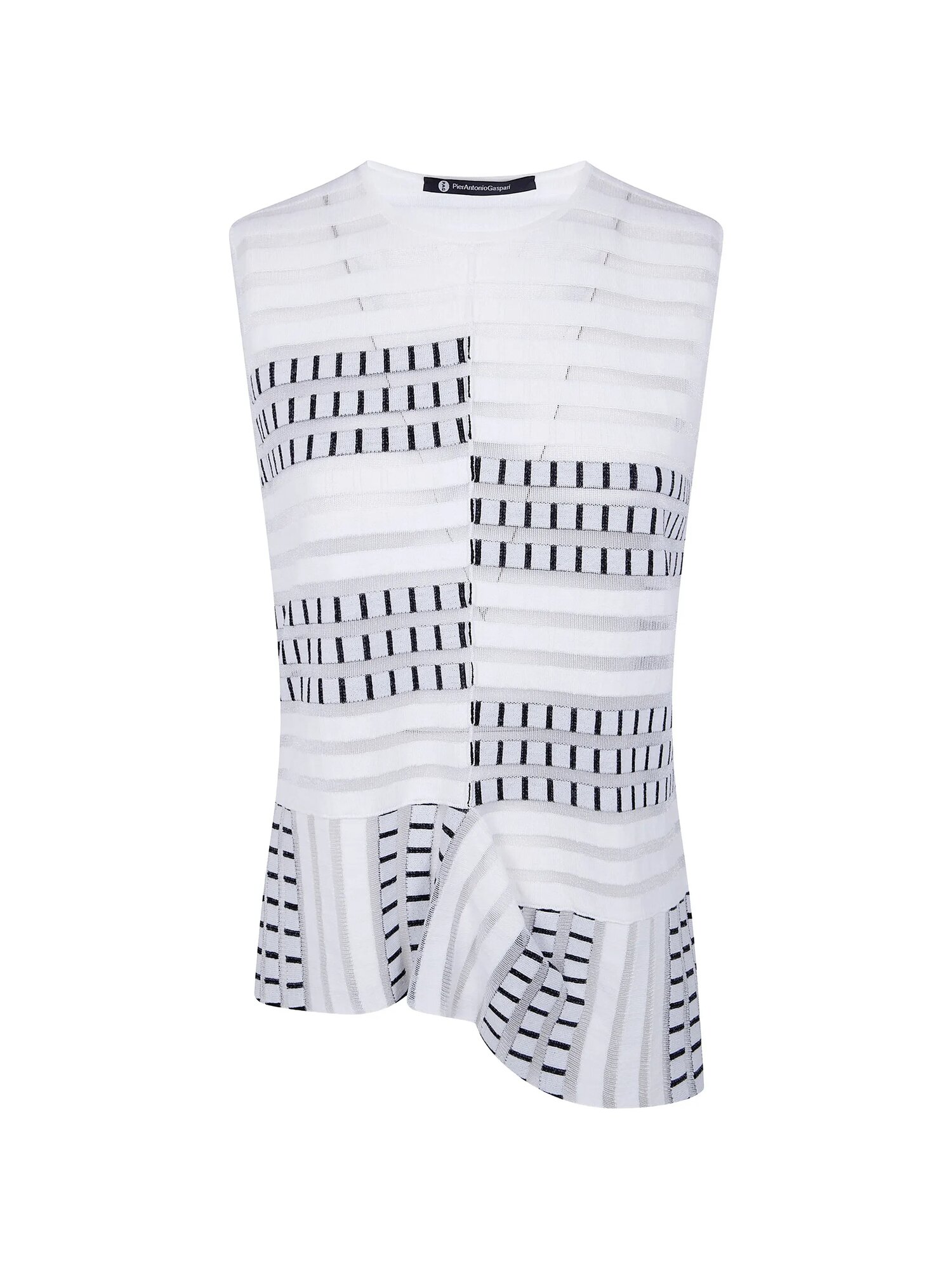 Топ Striped sleeveless top