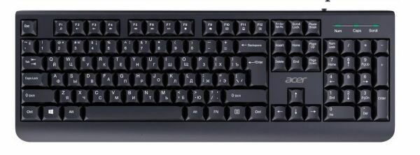 Проводная клавиатура Acer OKW400 Черный