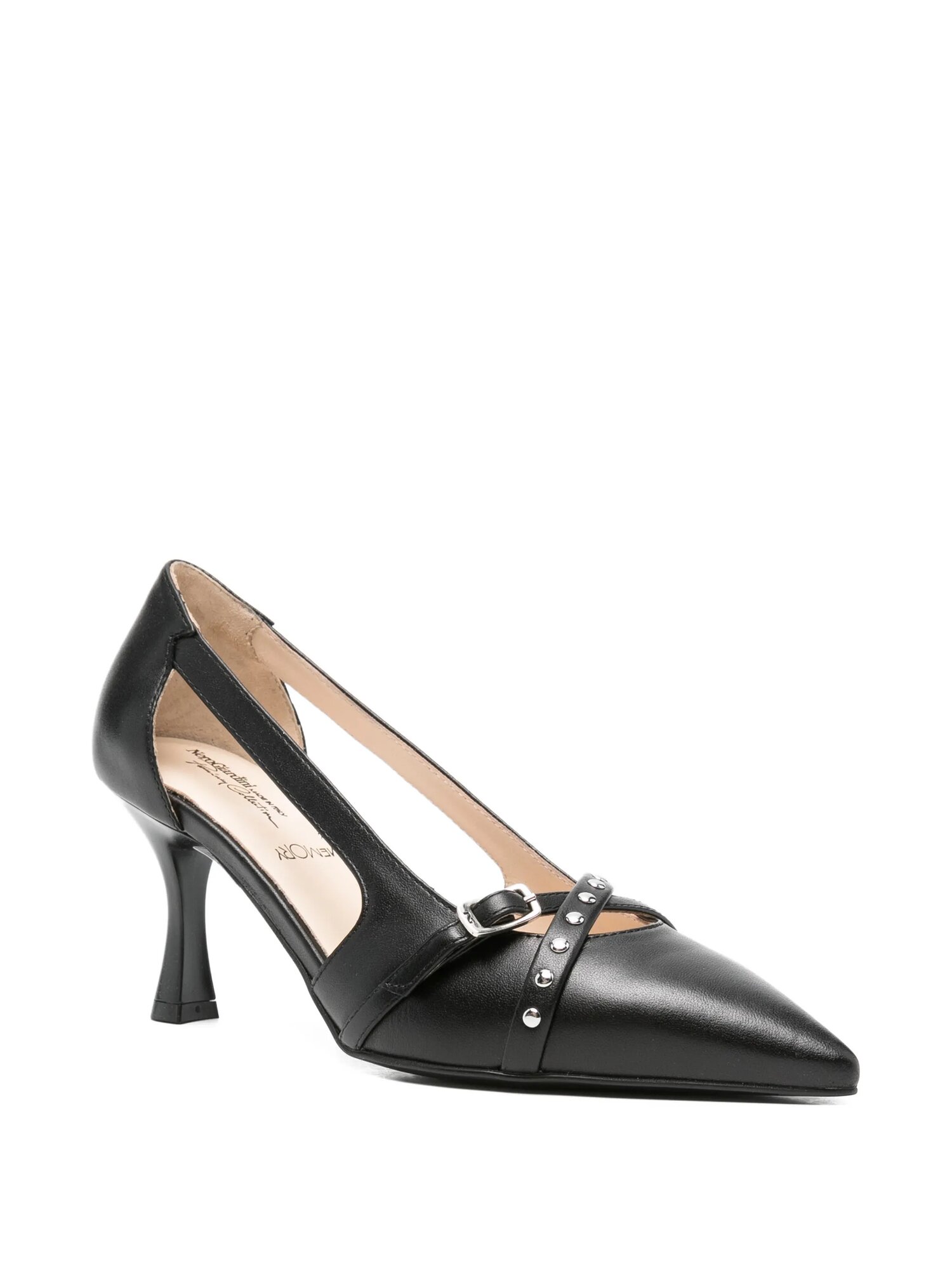 Туфли NeroGiardini Studded-strap pumps, размер 39, black/black — фото 1