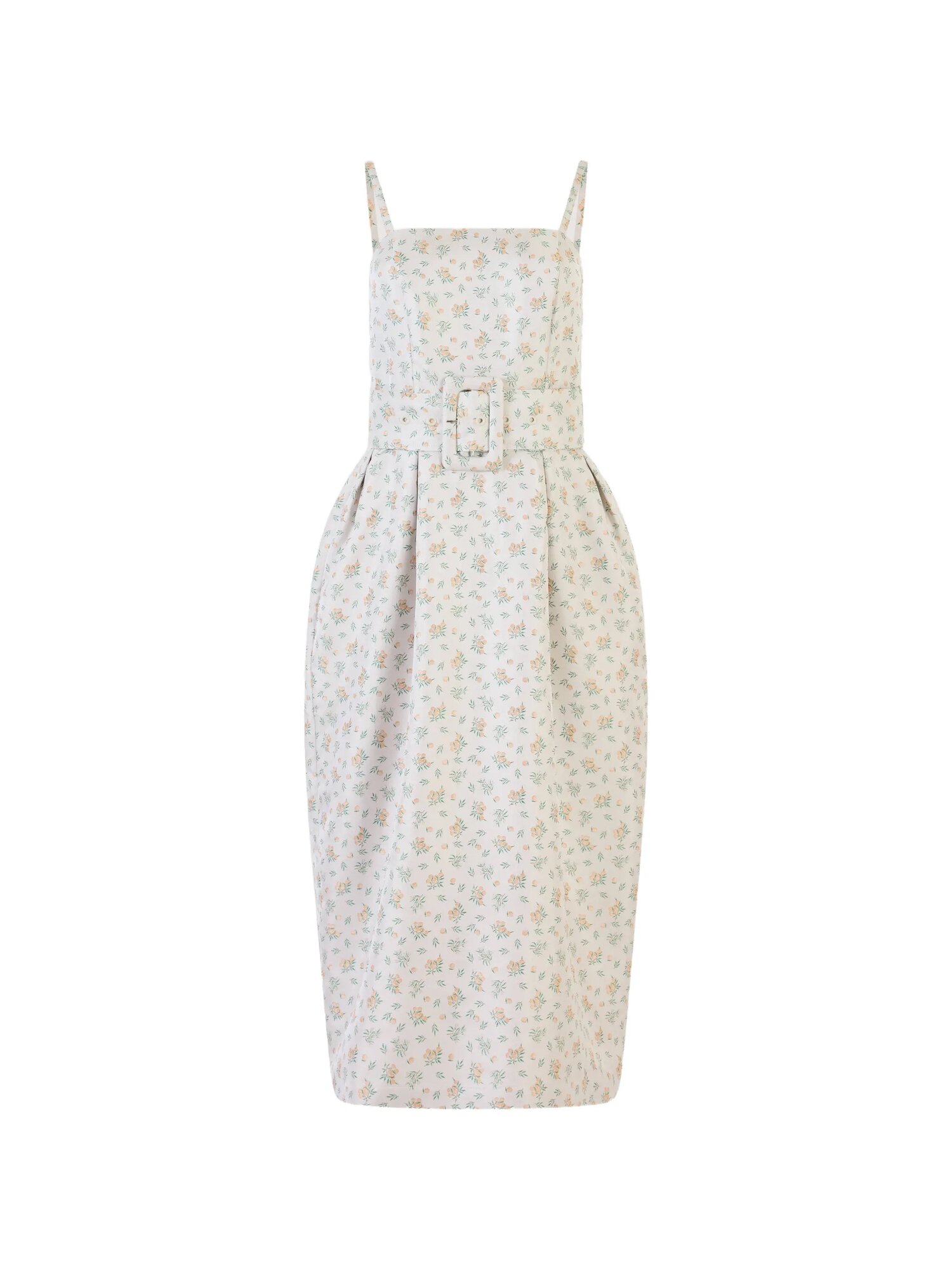 Платье Floral-print midi dress