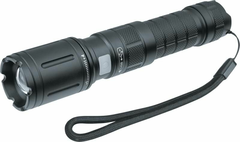 Фонарь ручной Navigator аккумуляторный, профессиональный, NPT-P01-18650, CREE, LED, 10 Вт, 5 режимов, Li-ion, 2 А/ч