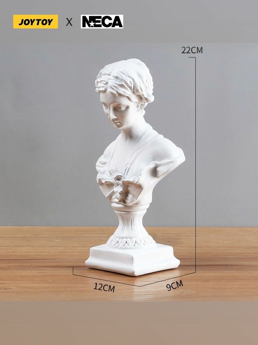 Белый Бюст Венеры /Минималистский современный декор гостиной 005