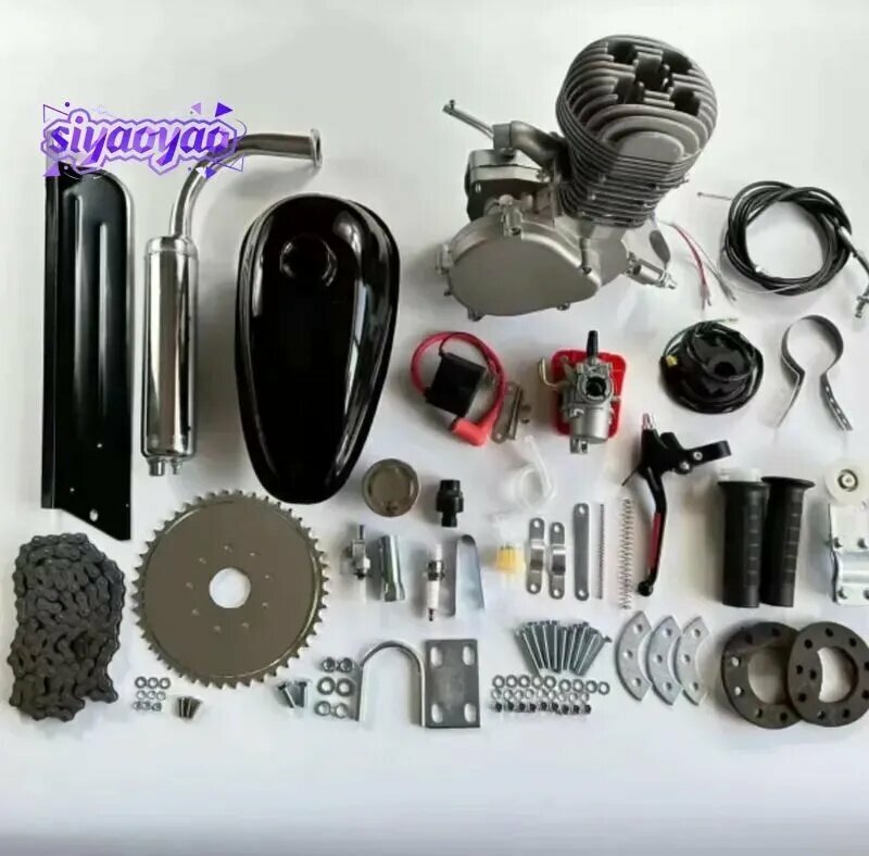 Двигатель веломотор F100 CC (100 см3), комплект для установки (раздельные цилиндр и головка)