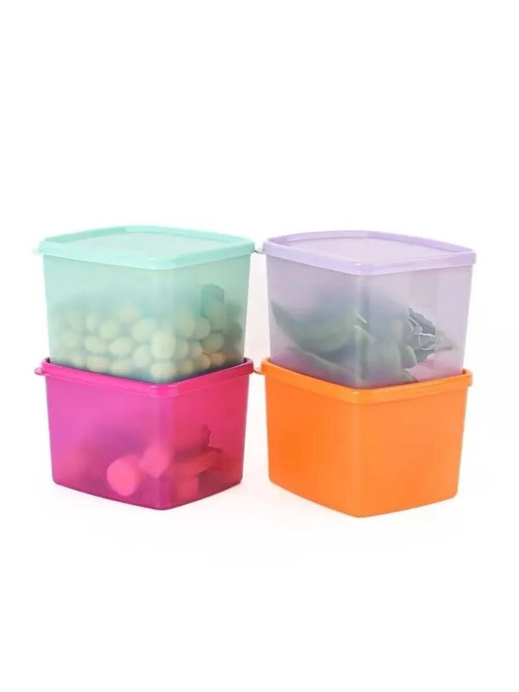 Tupperware Контейнер пищевой, 3200 мл, 4 шт, контейнеры пищевые