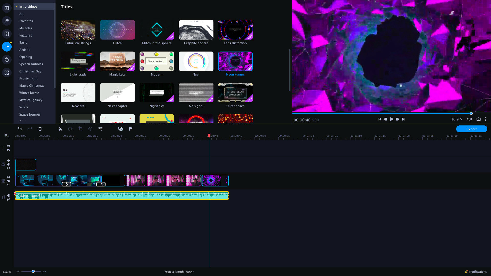 Movavi Video Editor Plus 2021 Effects - VHS Intro Pack Steam Ключ