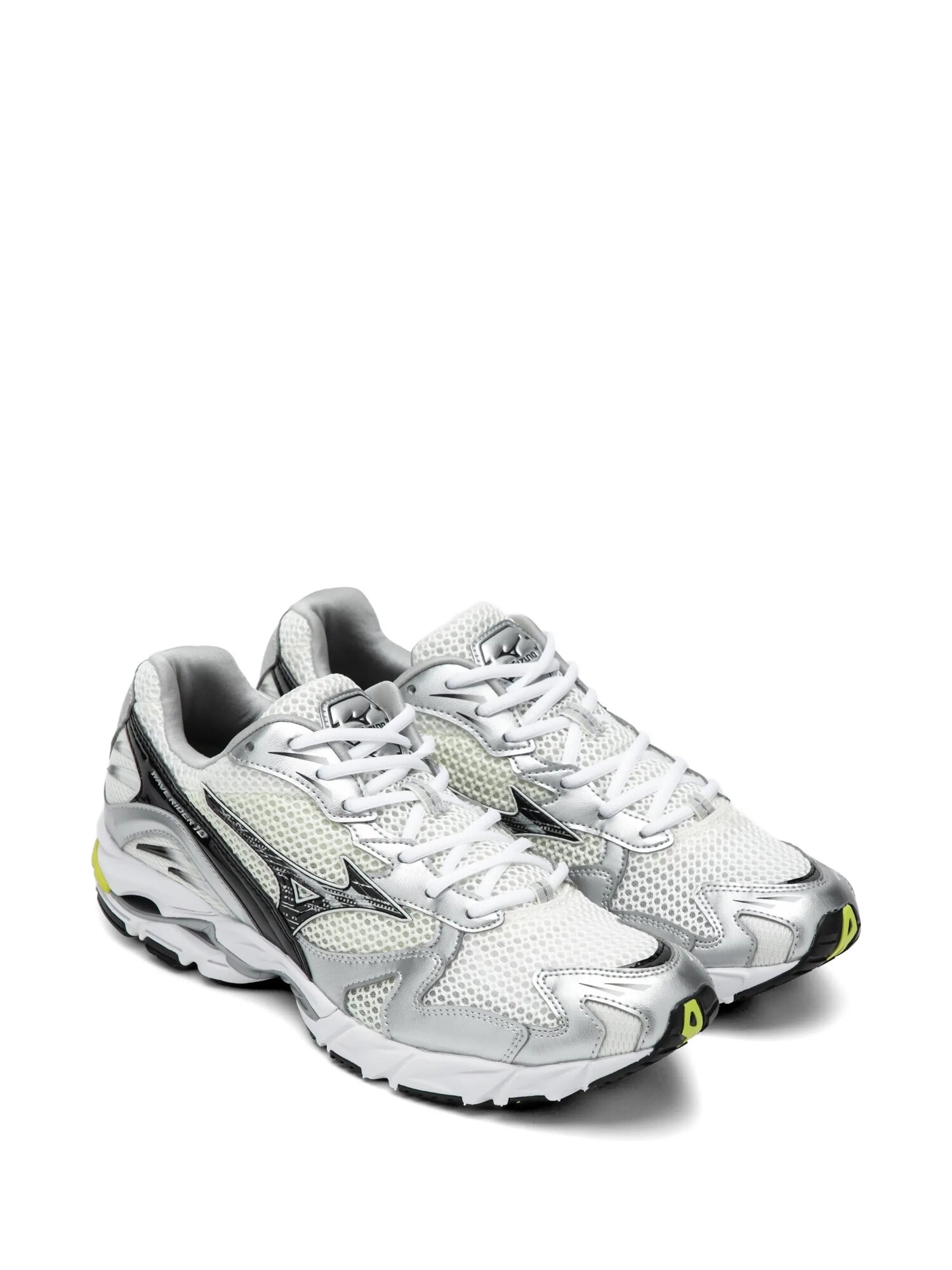 Кроссовки Mizuno Wave Rider 10, размер 11,5 US, бежевый/белый — фото 1