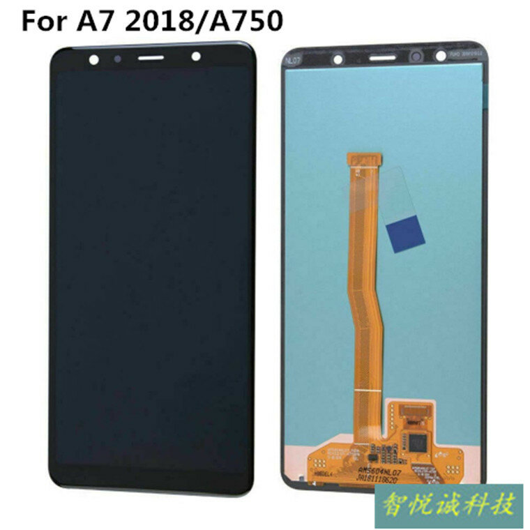 Samsung Galaxy A7 2018 Экранная сборка с ЖК-дисплеем оригинал для A750FD замена сенсорного экрана