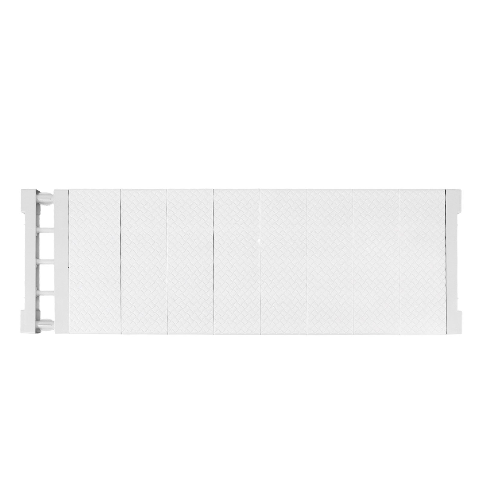 Регулируемая полка-разделитель для шкафа шириной 24 см, стеллаж для хранения вещей в шкафу/гардеробе (75 ~ 120 см / 29,53 47,24 дюйма).