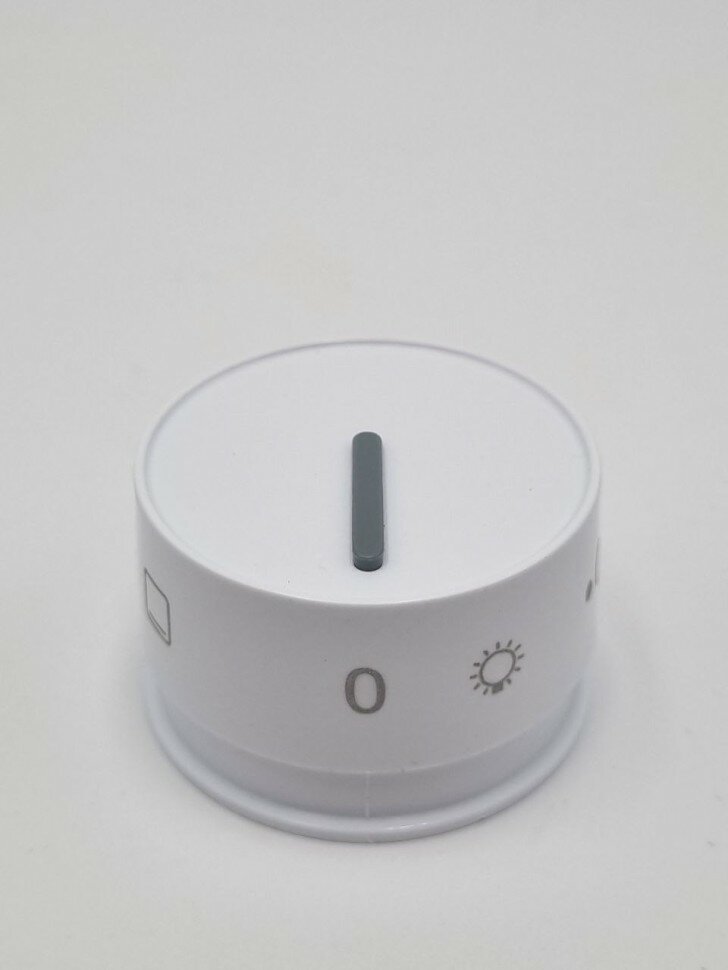 Ручка управления духовкой для плиты Hansa белая 9057364