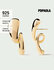 Серьги PDPAOLA, серебро, 925 проба, длина 2.9 см, , золотой