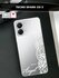 Чехол на Tecno Spark Go 3 / Текно Спарк Го 3 с принтом Черное кружево, прозрачны...