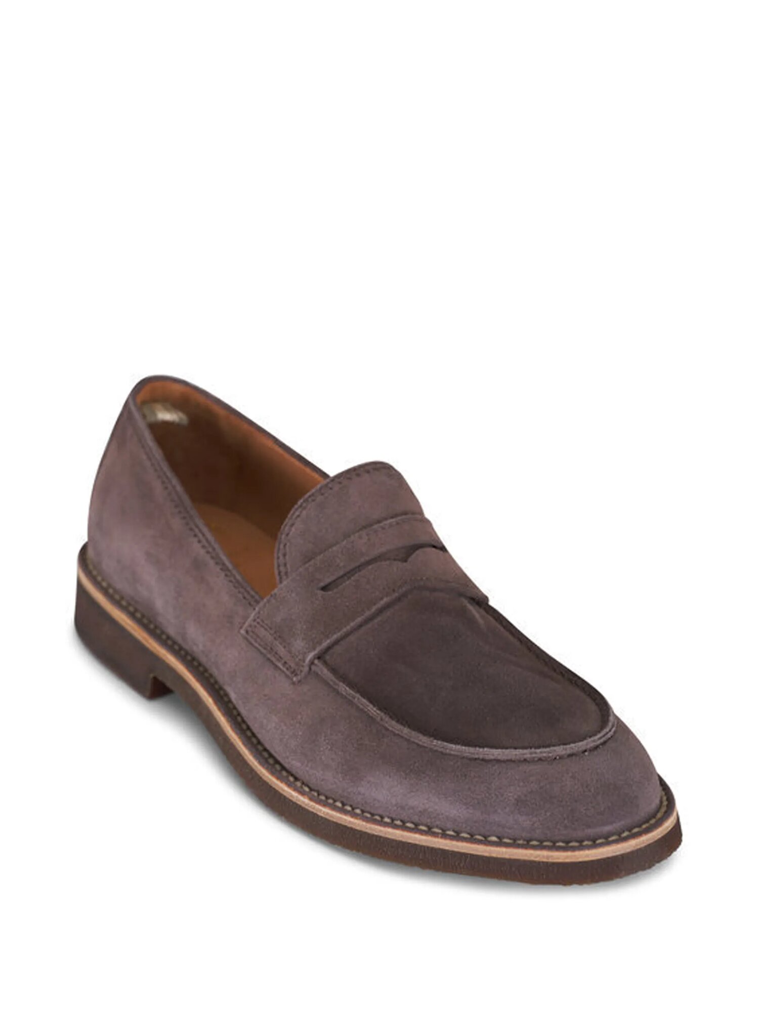 Лоферы Officine creative Suede loafers, размер 41,5, grey — фото 1
