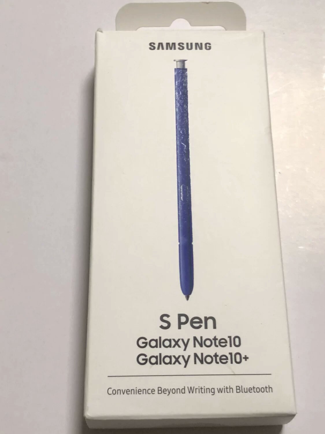 Samsung Note10/10+ Оригинальная Bluetooth S Pen Ручка - Серебристый и Синий (Новый в Коробке)