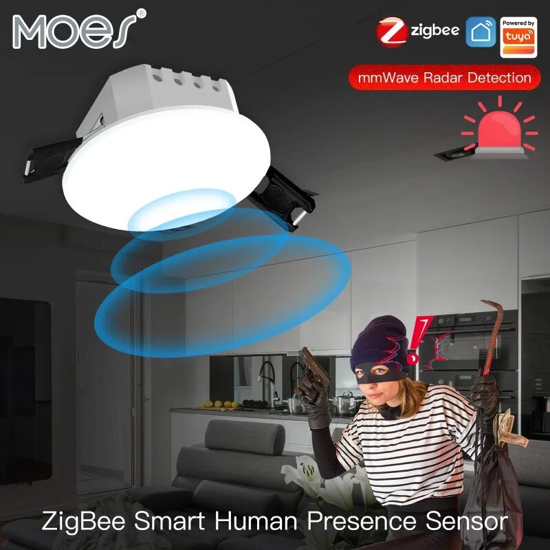 MOES Tuya Smart ZigBee/WiFi Датчик присутствия человека zigbee version