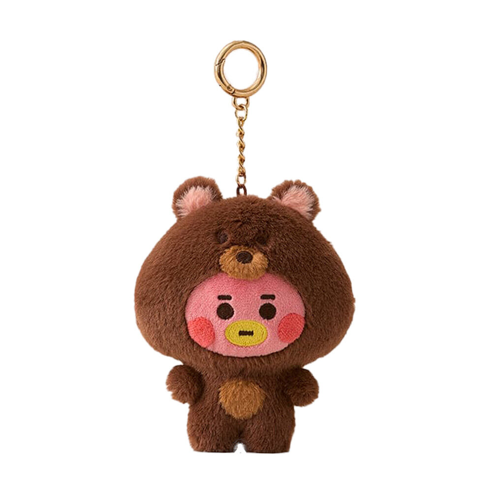 BT21 BTS Серия детских животных Плюшевая кукла Брелок Подвеска Милый плюшевый игрушечный брелок Подарок (Цвет товара: кулон в форме сердца)